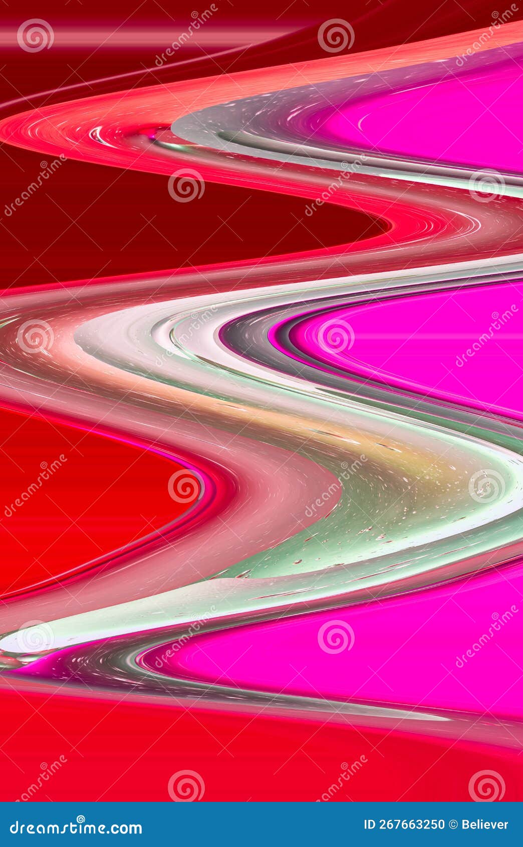 Distorted Photo, Abstract Background in Red Tones. Psychedelic Design ...