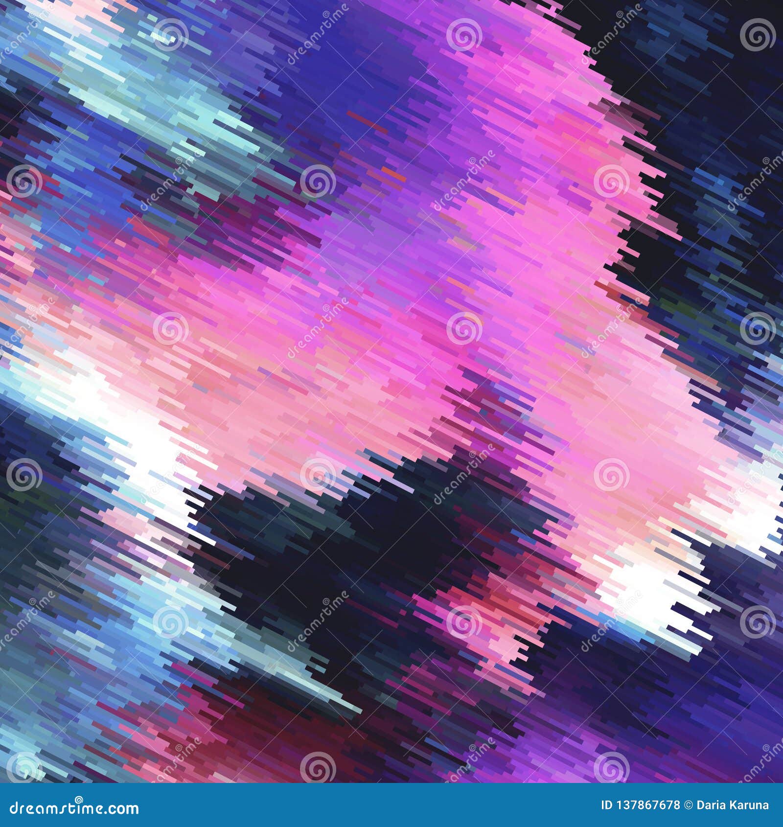 Distorted Picture. Optical Illusion of Movement of Forms. Stock Vector ...