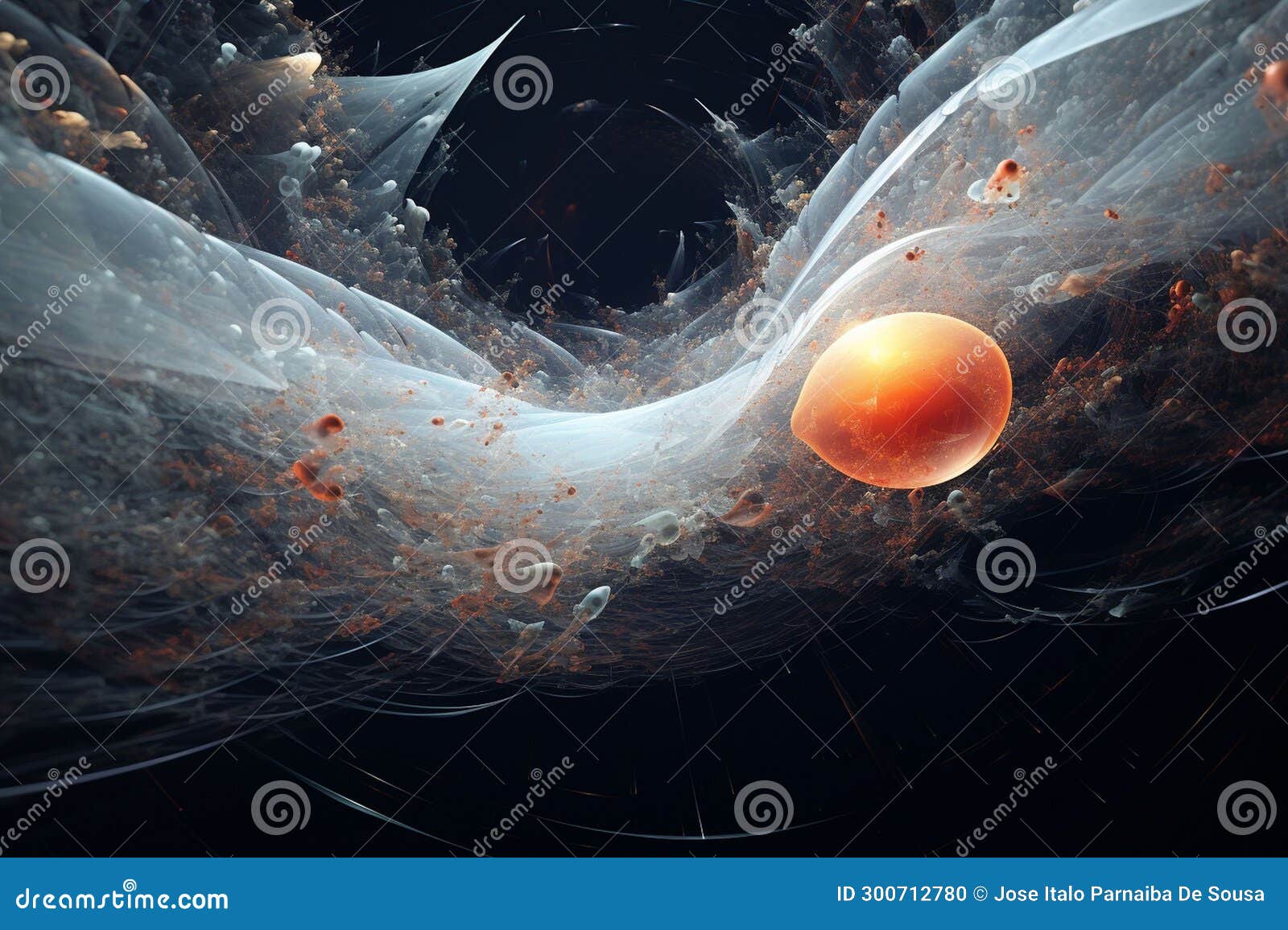 Distorted Reality Unveiling A Cosmic Tapestry Royalty-Free Stock Image ...