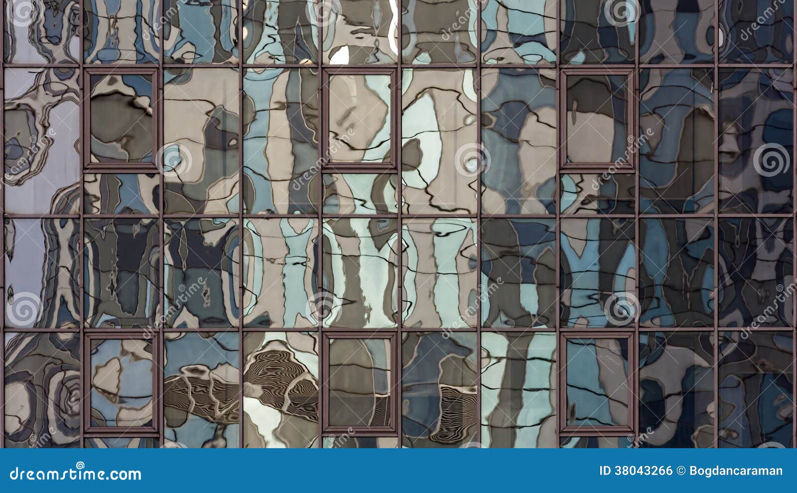 Distorted Reflection stock photo. Image of windows, detail - 38043266