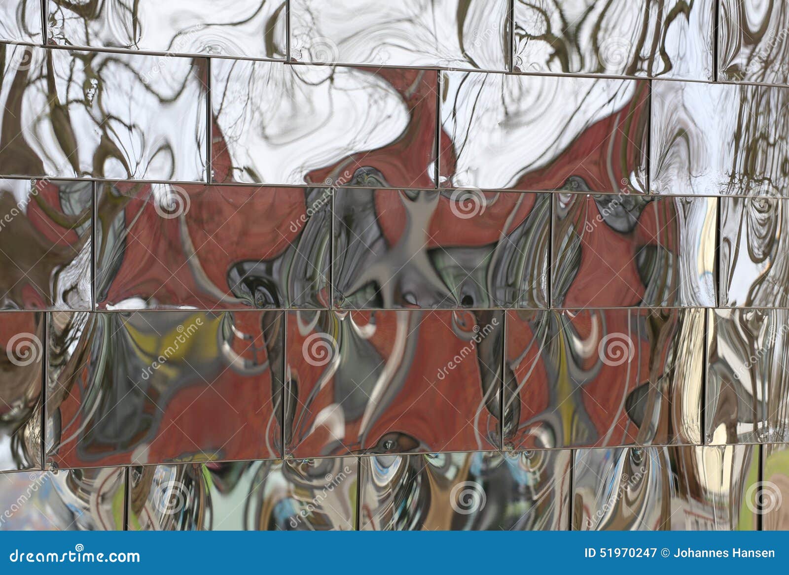 Distorted Reflections stock image. Image of panel, mirrored - 51970247