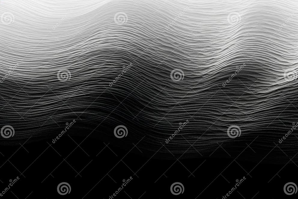 Distorted Scan Lines in Motion Blur Effect Style Black and White ...