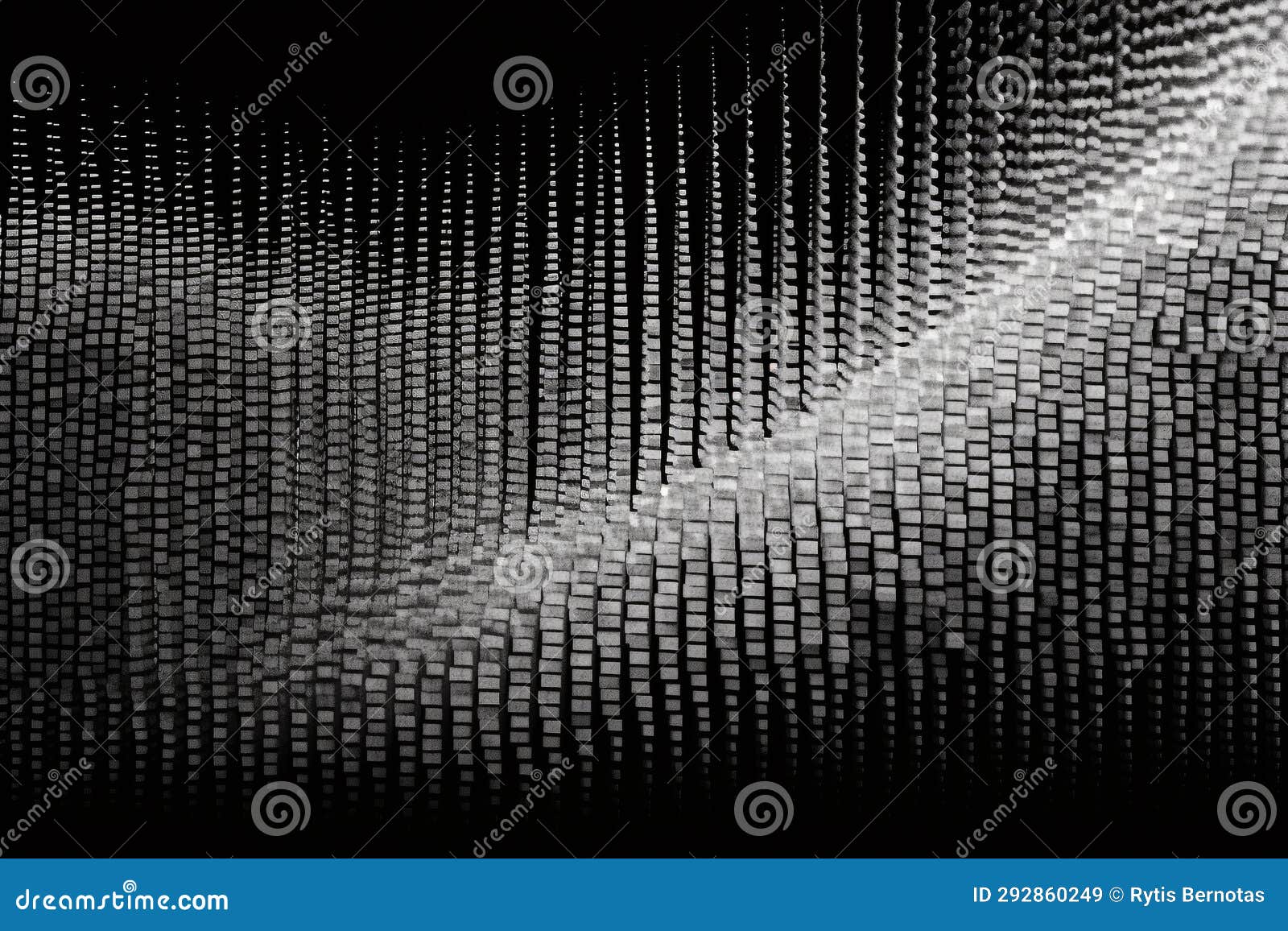 Distorted Scan Lines in Motion Blur Effect Style Black and White ...