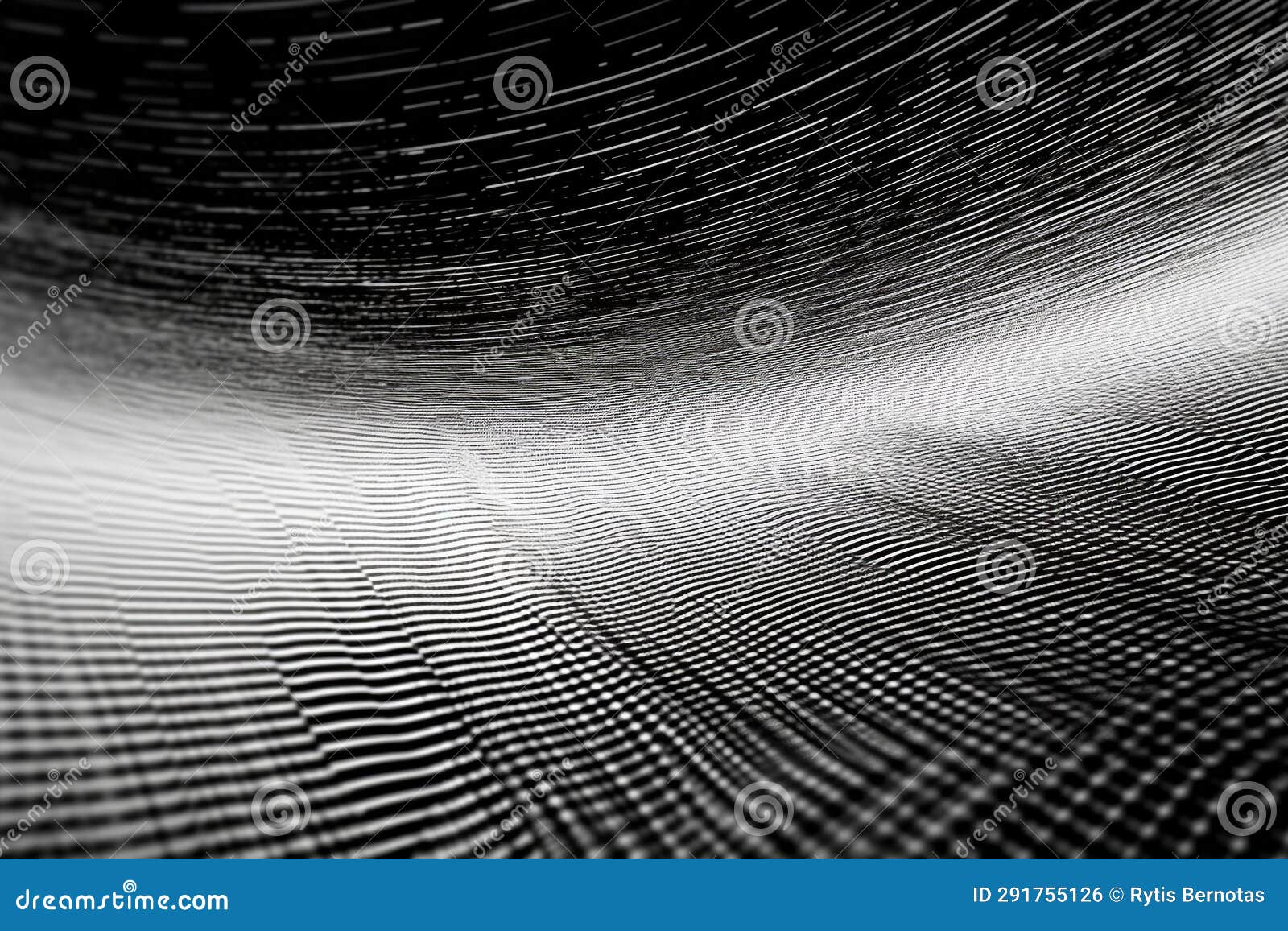 Distorted Scan Lines in Motion Blur Effect Style Black and White ...