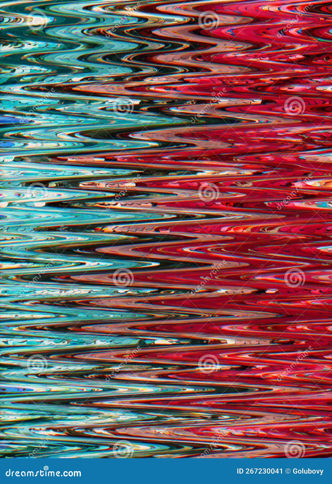 Distorted Screen Signal Error Glitch Lines Stock Illustration ...