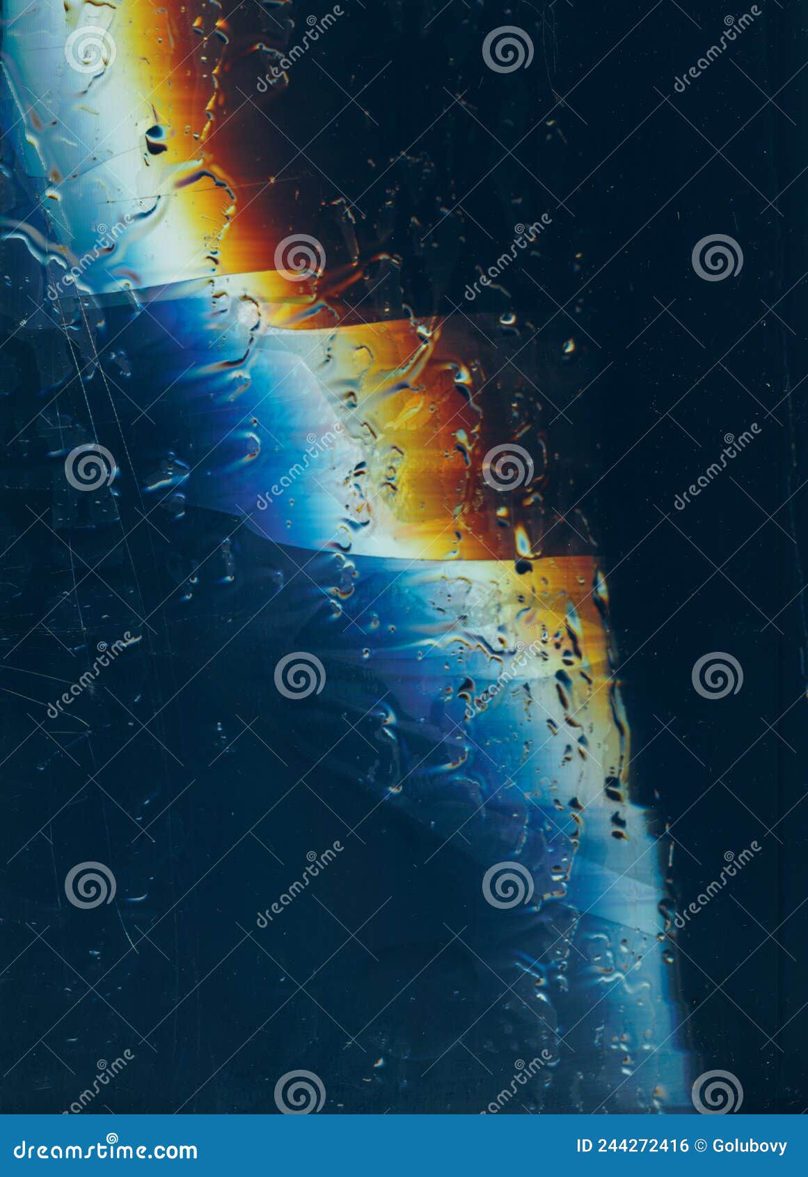 Distorted Screen System Damage Blue Glare Effect Stock Illustration ...