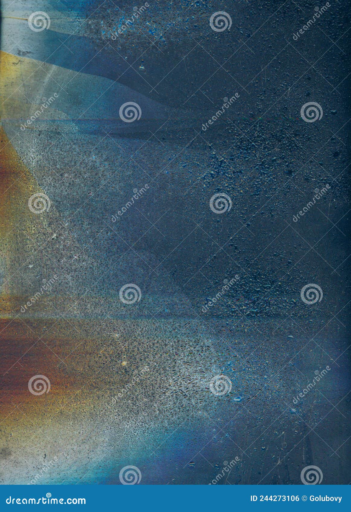 Distorted Screen System Damage Blue Glare Effect Stock Illustration ...