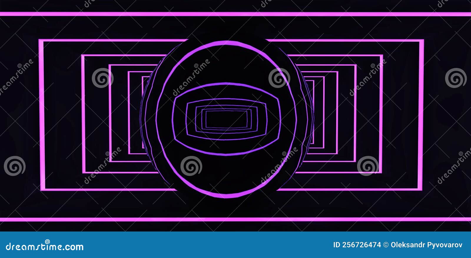 Distorted Space Generation. Rectangular Figures Change Their Shape ...