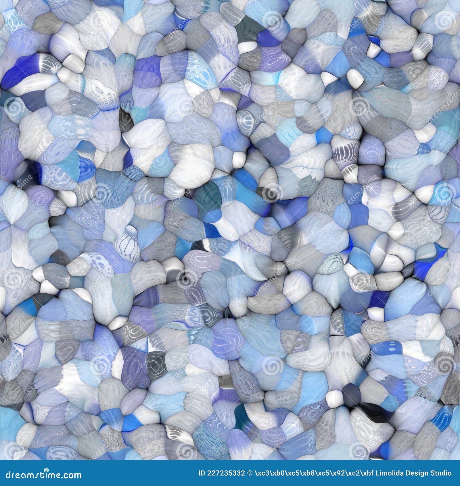 Distorted Spot Blotch Effect Seamless Pattern. Vibrant Boho Organic ...