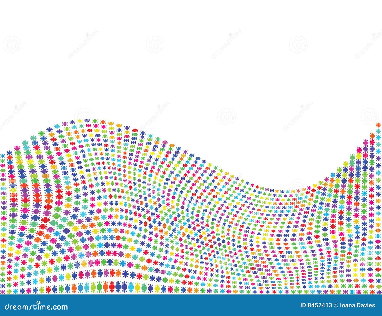 Distorted stars wave stock vector. Illustration of curvy - 8452413