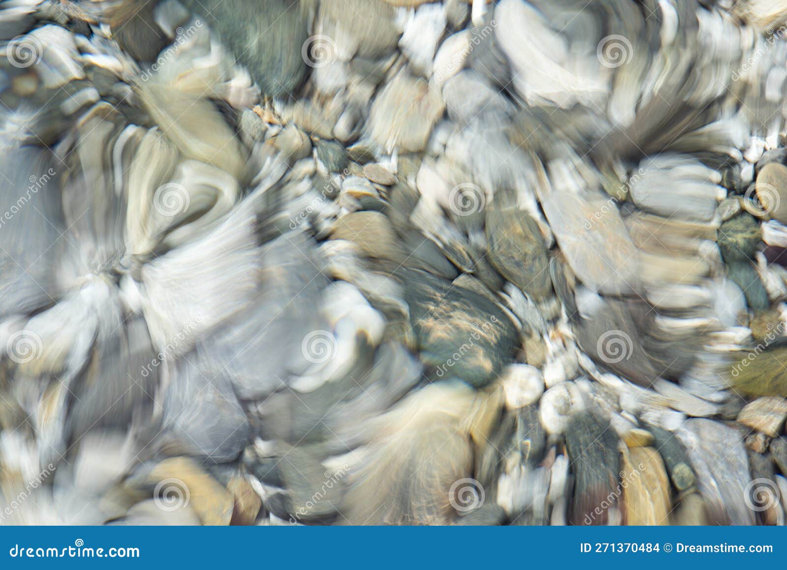 Distorted Stones at the Bottom of a River Stock Photo - Image of ...