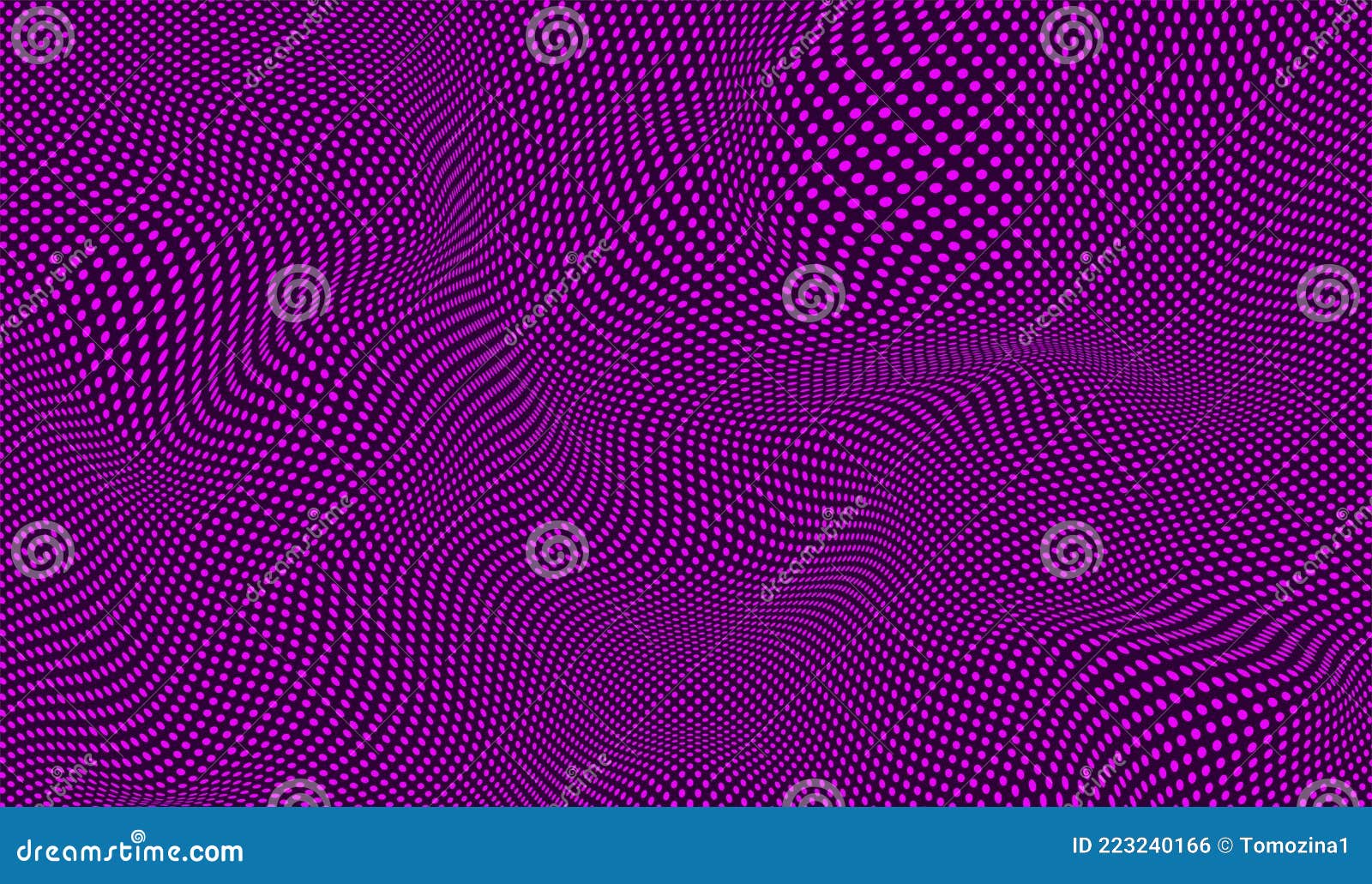 Distorted Texture with Dots. Abstract Geometric Background Stock Vector ...
