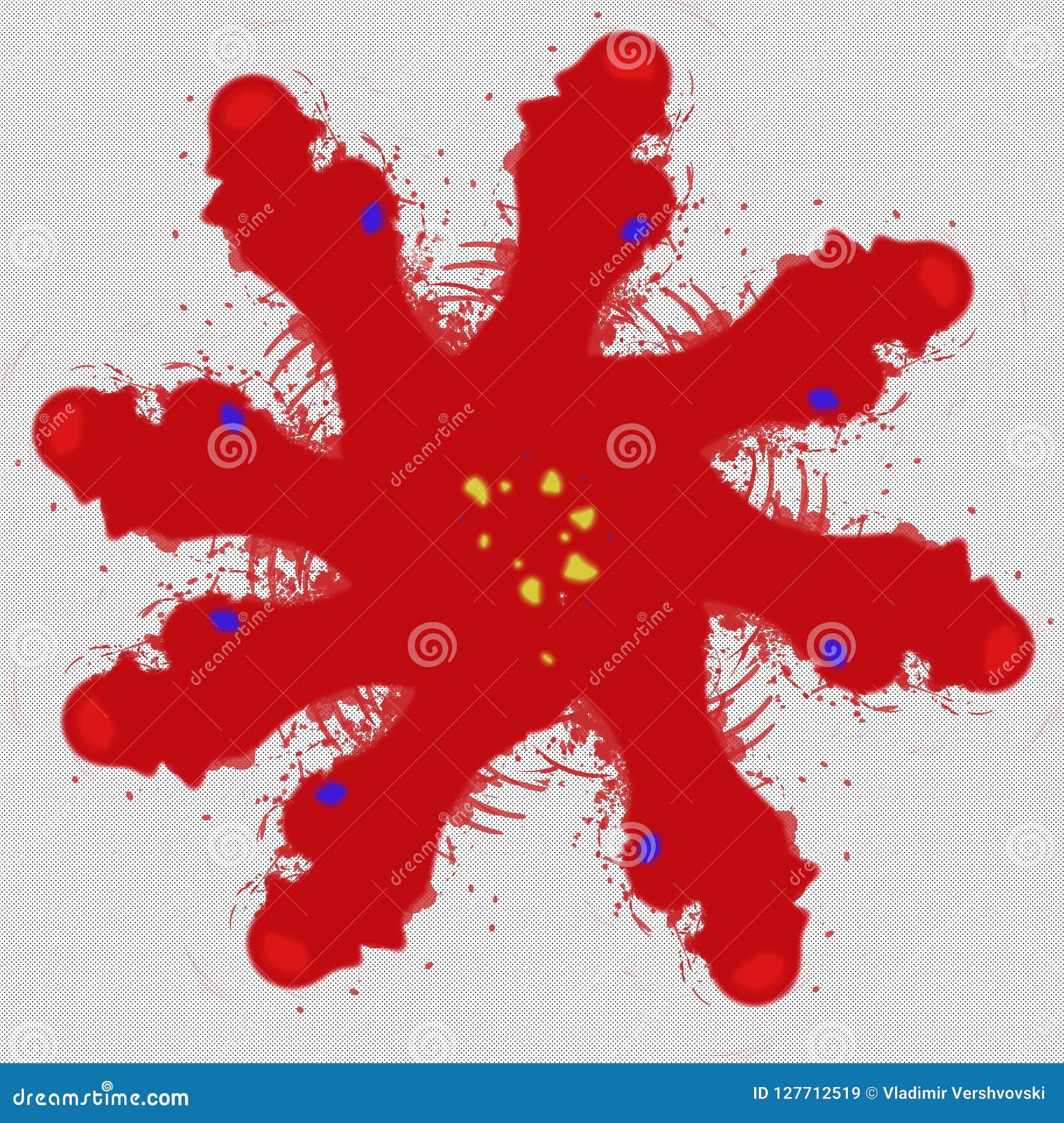 Distorted Twisted Graphic Design on a White Background Stock ...