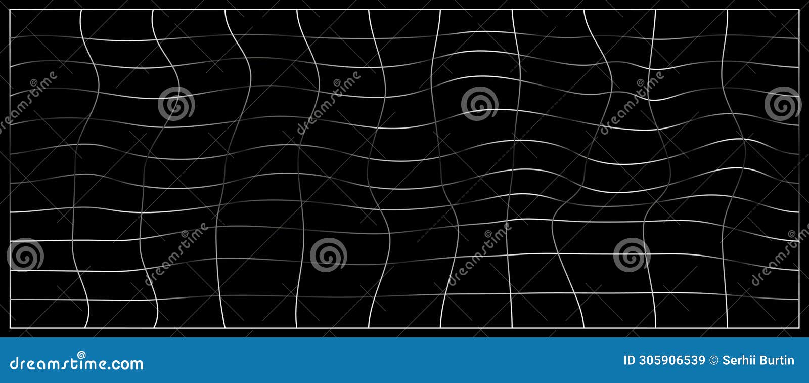 Distorted Vertical Grid Pattern, Flower Text Pattern. Stock Illustration - Illustration of ...