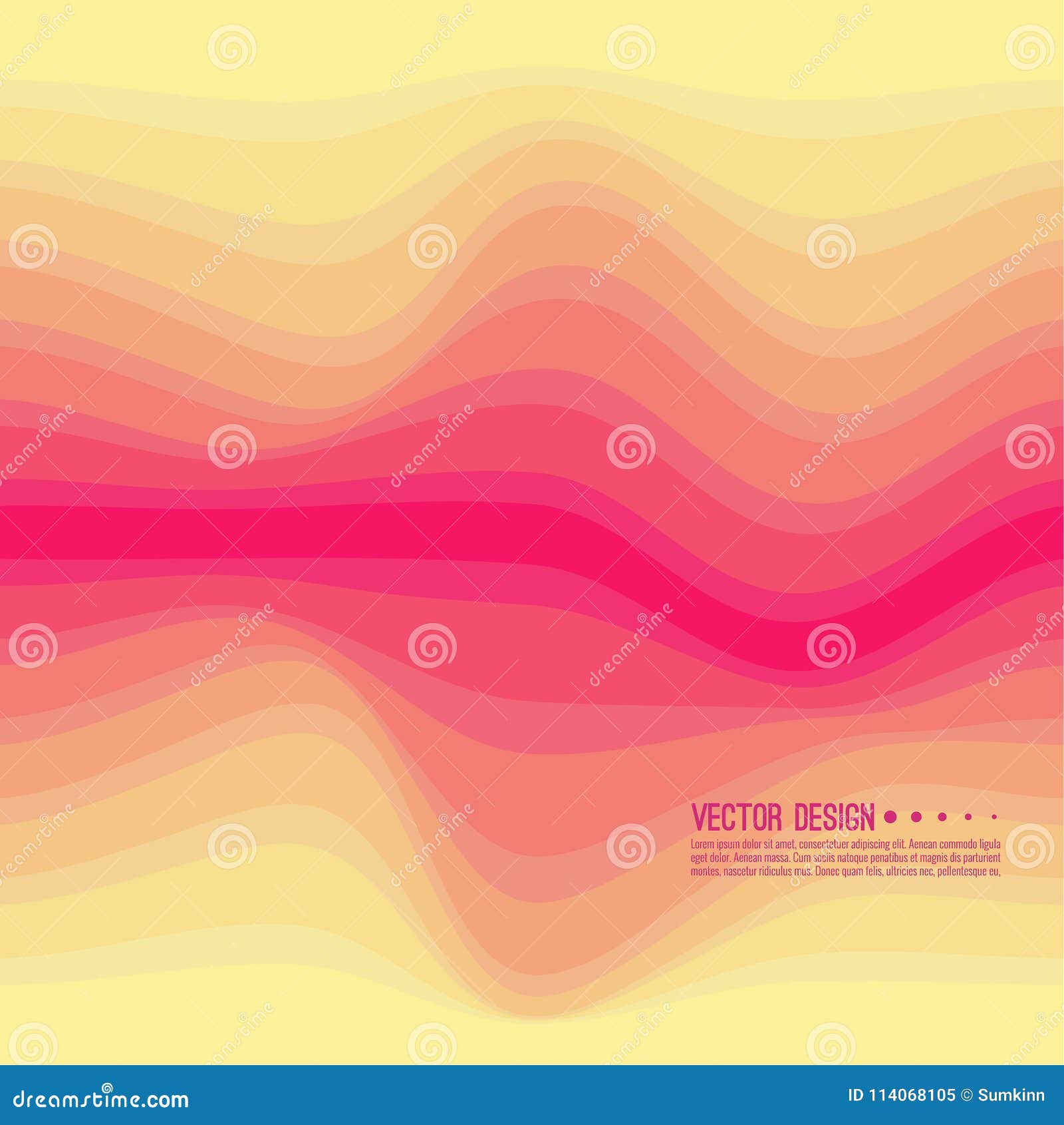 Distorted Wave Colorful Texture. Stock Vector - Illustration of ...