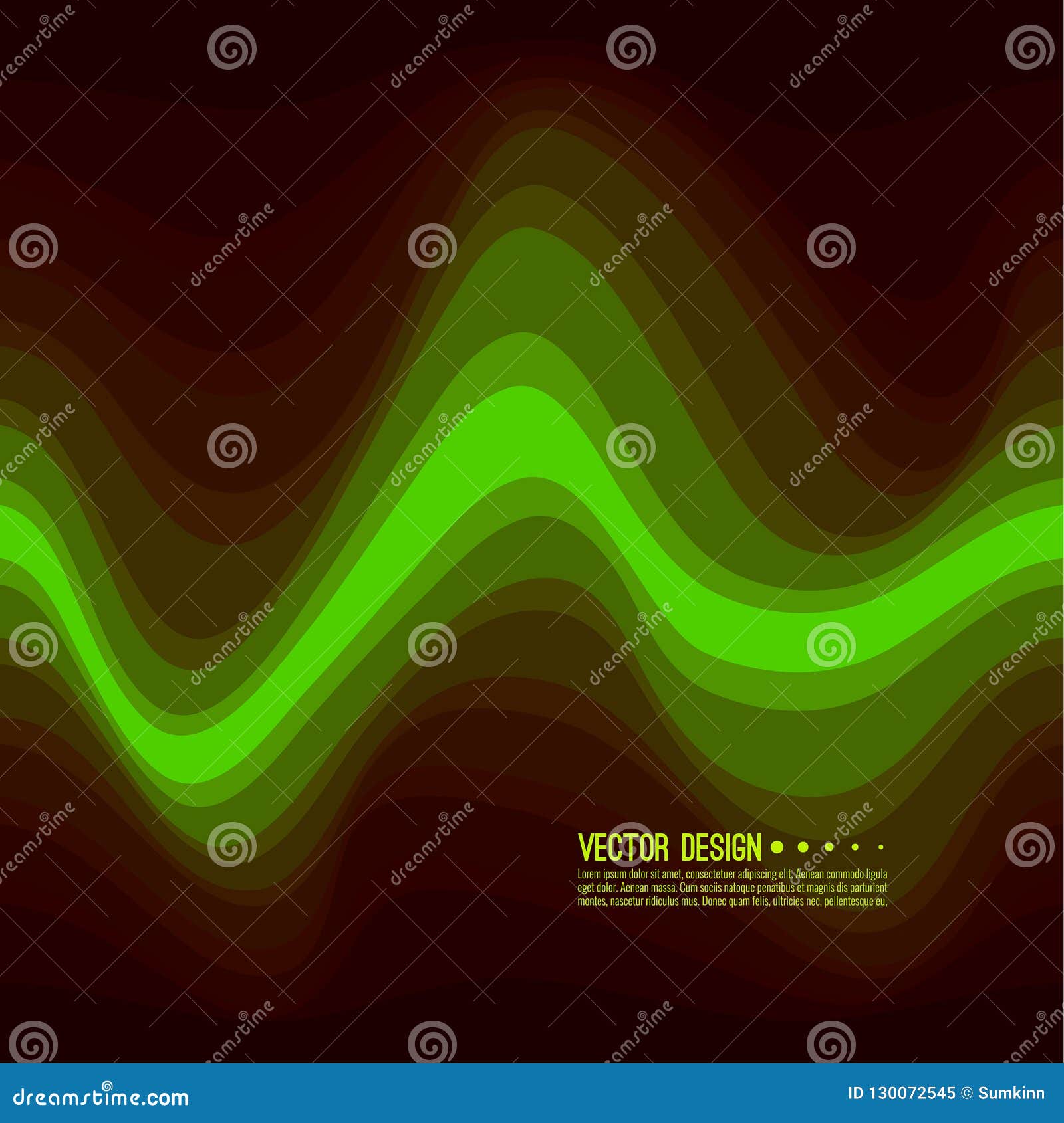 Distorted Wave Colorful Texture. Stock Vector - Illustration of pattern ...