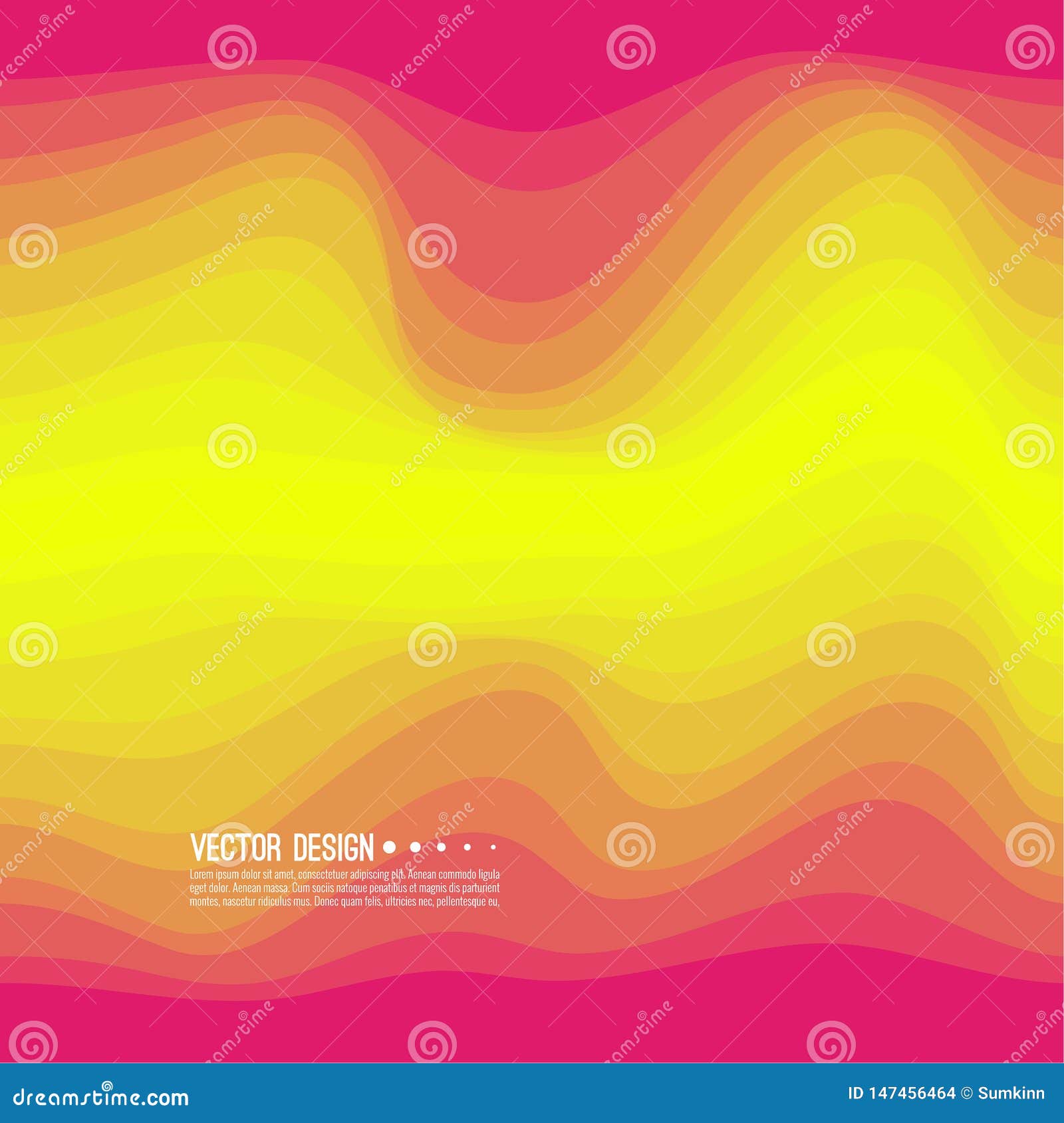Distorted Wave Colorful Texture. Stock Vector - Illustration of overlap ...