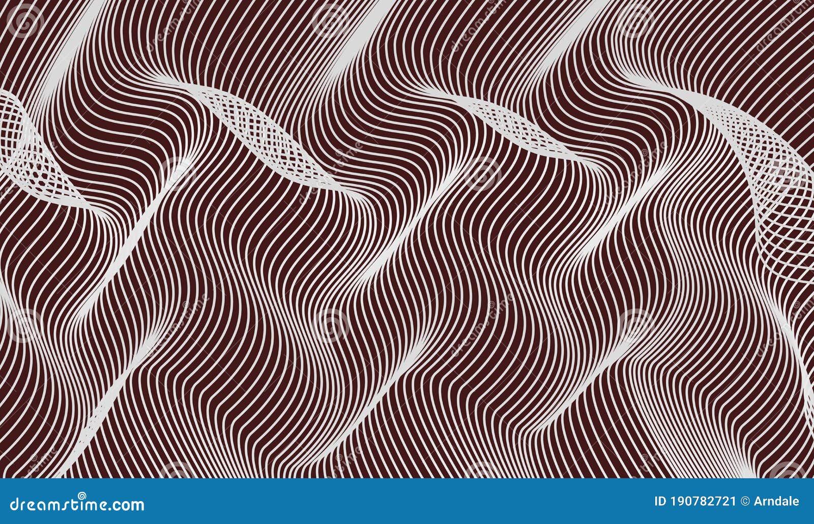 Distorted Wave Line Texture. Abstract Monochrome Background Cartoon ...