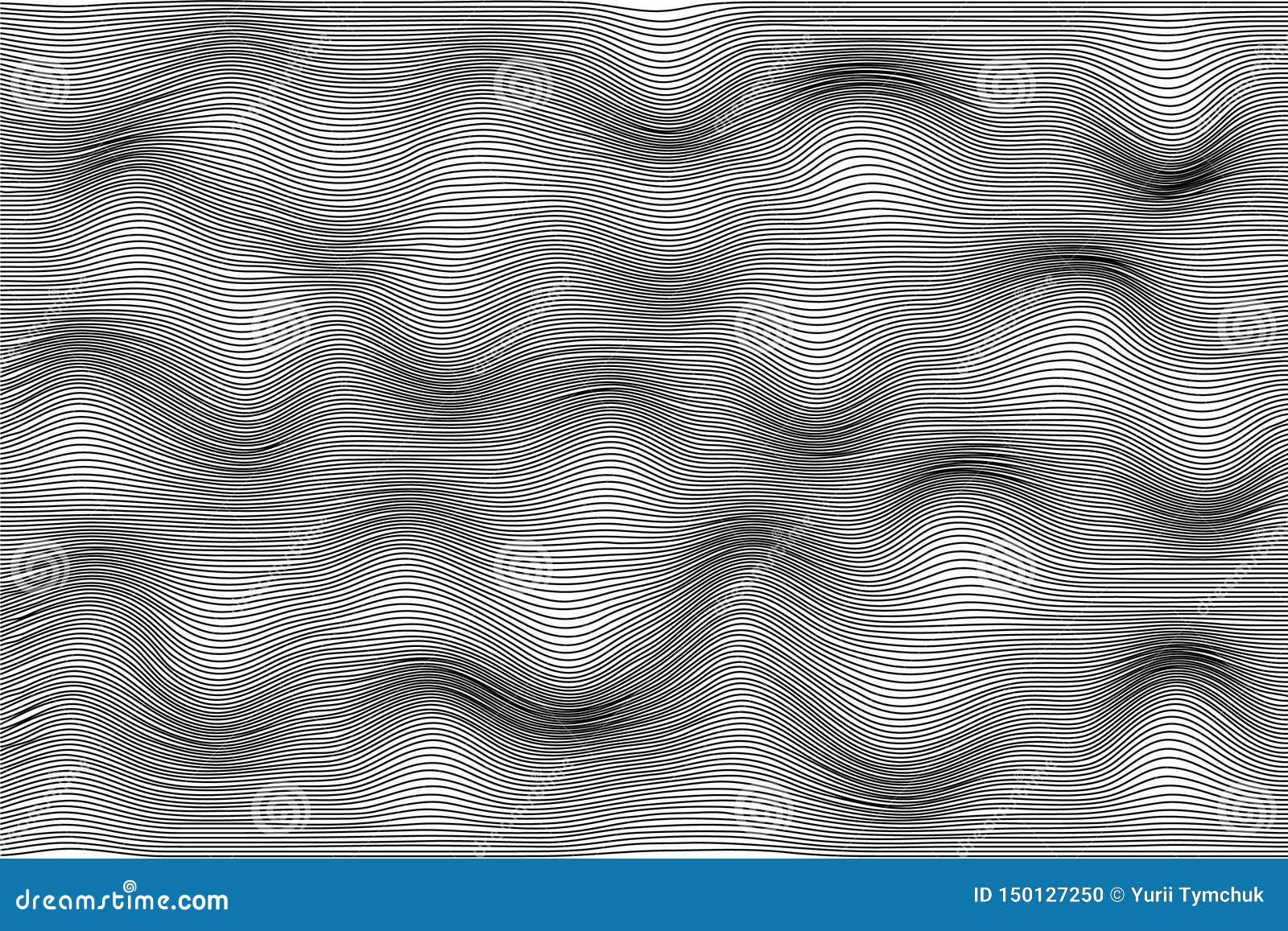 Distorted Wave Monochrome Texture. Fluctuation of Space Concept. Vector ... Distorted Wave Monochrome Texture. Fluctuation of Space Concept. Vector ...