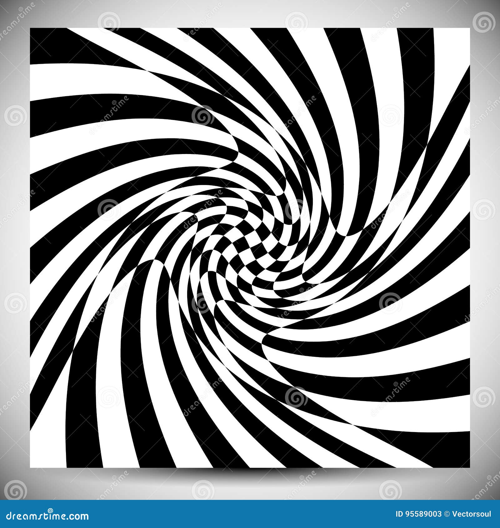 Distortion Effects on Various Patterns. Geometric Deformed Textured ...