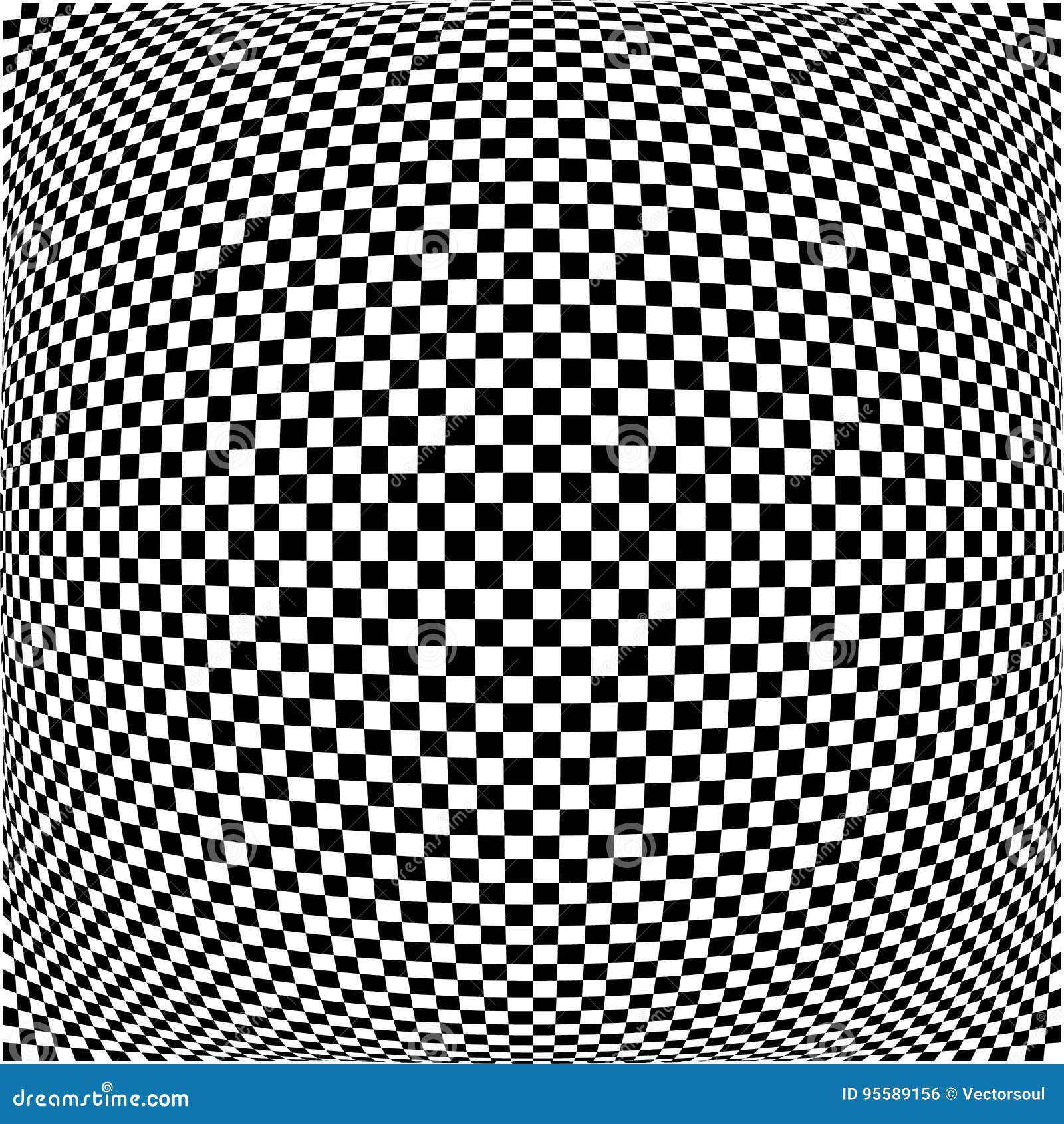 Distortion Effects on Various Patterns. Geometric Deformed Textured ...