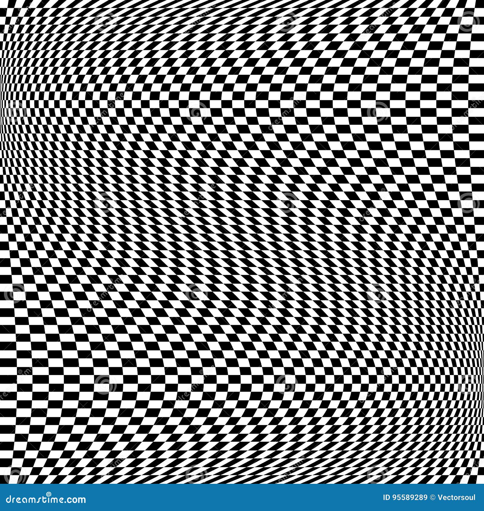 Distortion Effects on Various Patterns. Geometric Deformed Textured ...