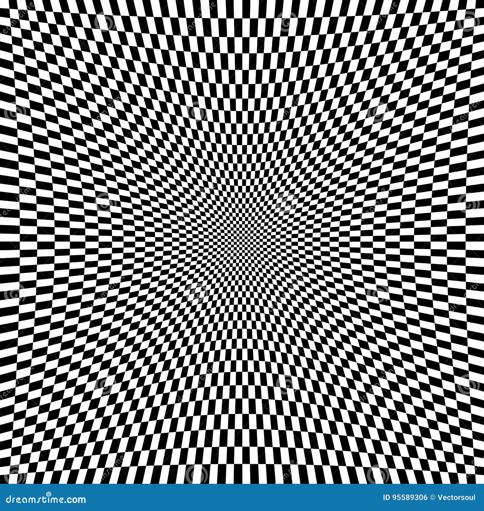 Distortion Effects on Various Patterns. Geometric Deformed Textured ...