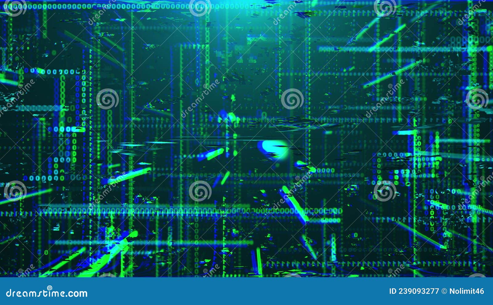 Distortion and Glitches in Digital Circuits Stock Image - Image of ...
