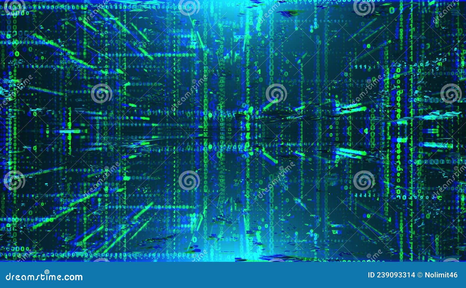 Distortion and Glitches in Digital Circuits Stock Photo - Image of ...