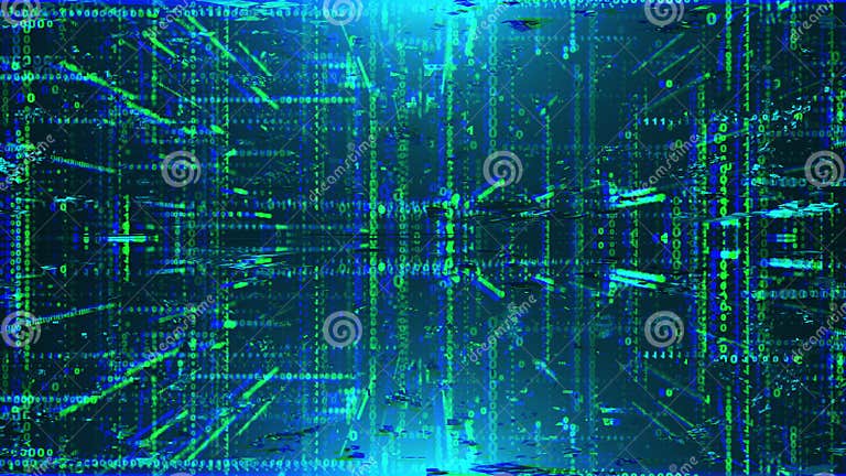 Distortion and Glitches in Digital Circuits Stock Photo - Image of ...
