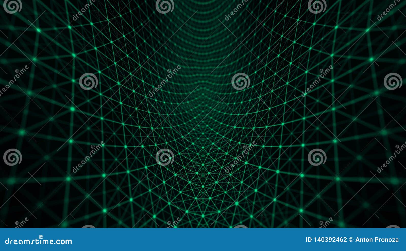 Distortion Grid Background Green Stock Illustration - Illustration of ...