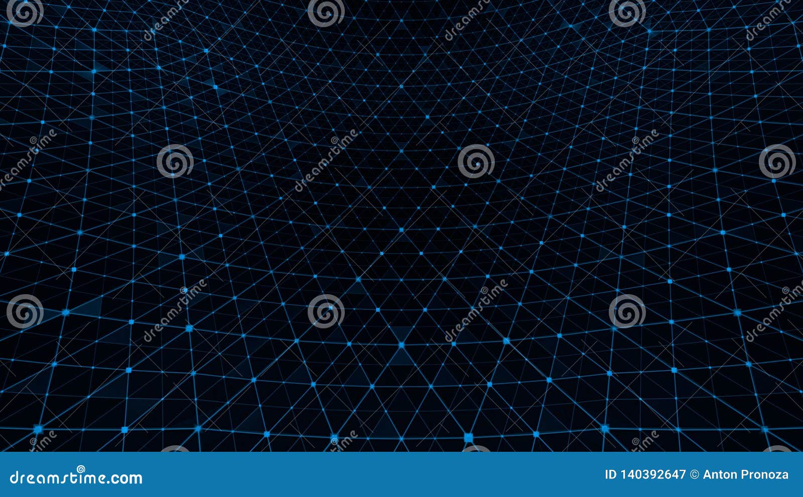 Distortion Grid Pattern Blue Stock Illustration - Illustration of ...