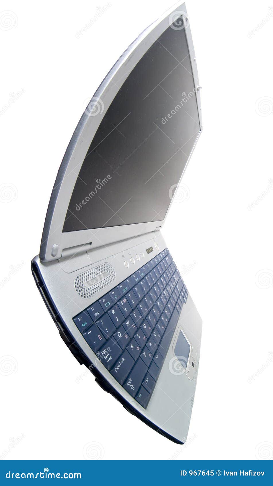 Distortion laptop vertical stock image. Image of wireless - 967645