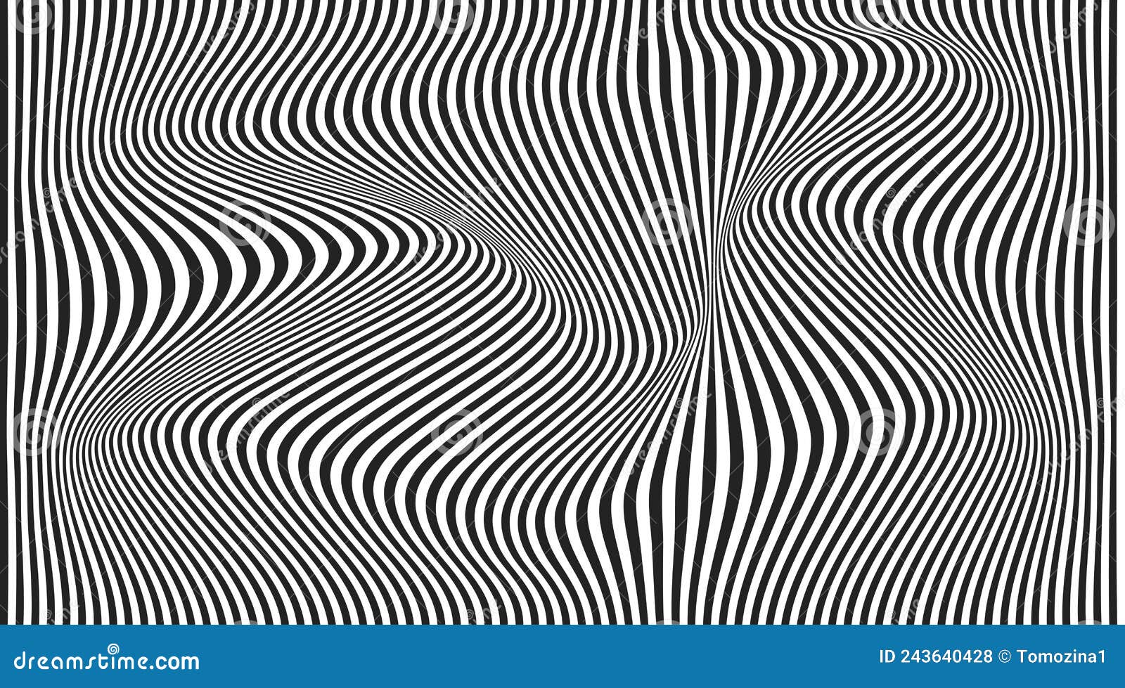 Distortion Lines Background. Distort Stripes, Abstract Modern Pattern ...