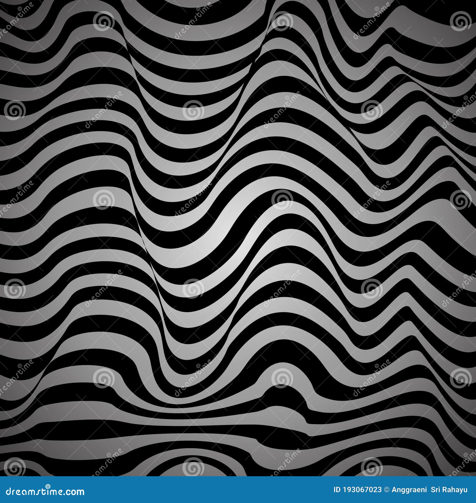 Distortion Waves Optical. Monochrome Color Background Stock Vector ...