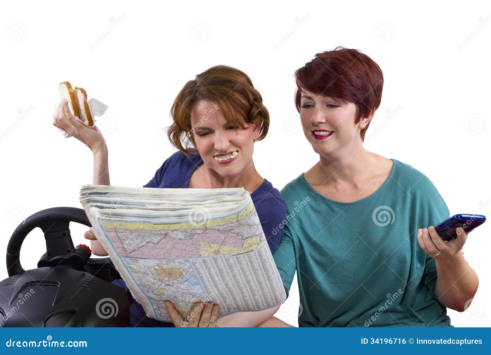 Distracted Driver stock photo. Image of danger, driving - 34196716