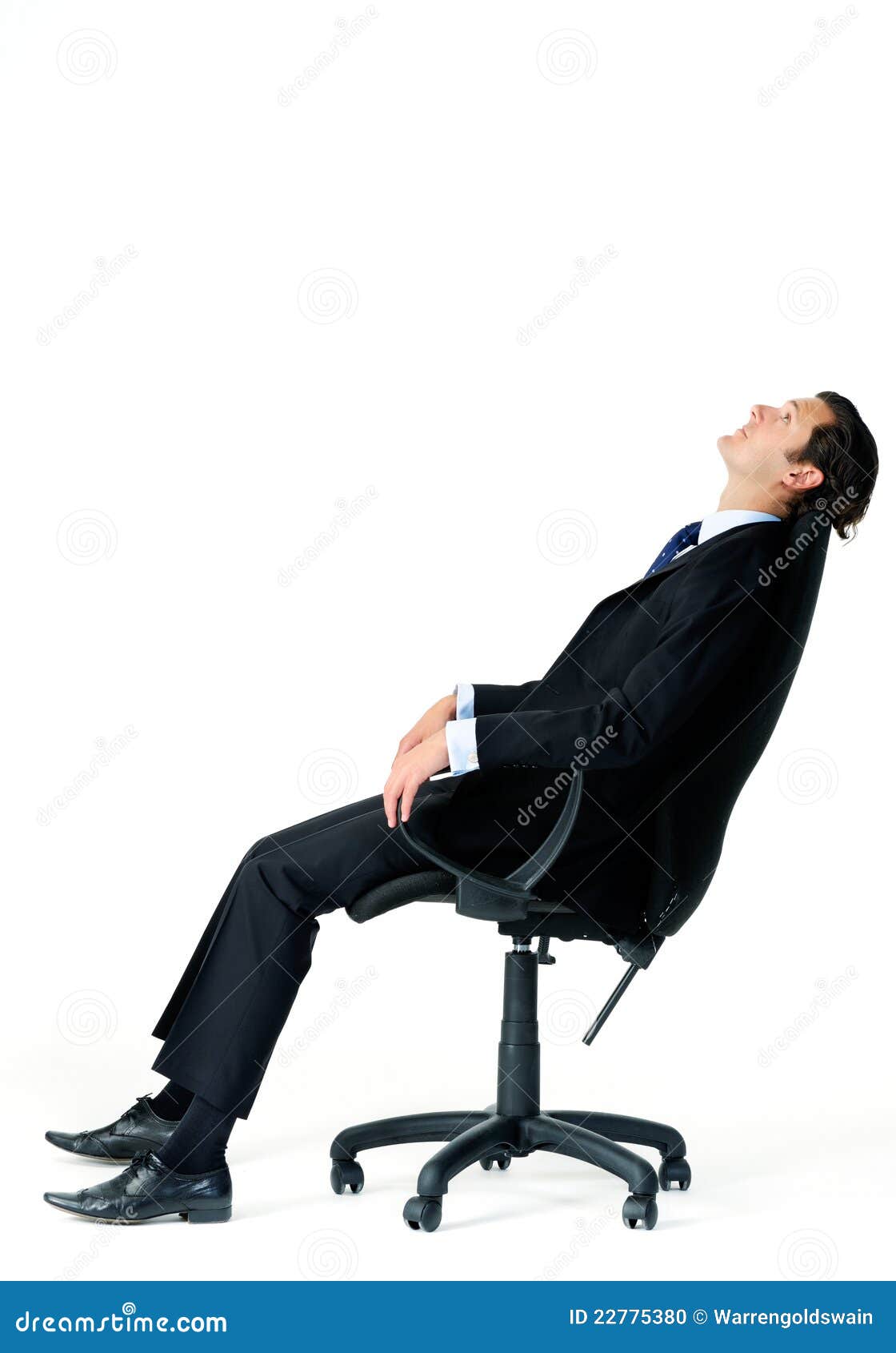 Distracted man in suit stock photo. Image of male, necktie - 22775380