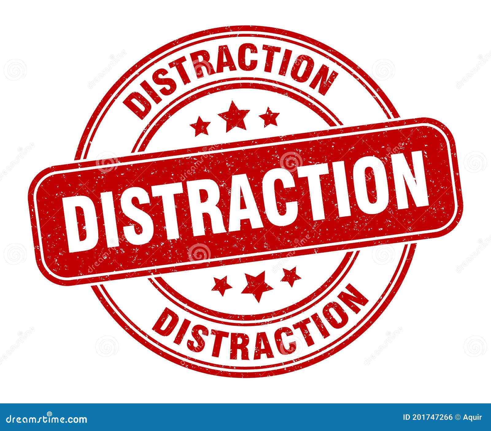 Distraction Stamp. Distraction Round Grunge Sign Stock Vector ...