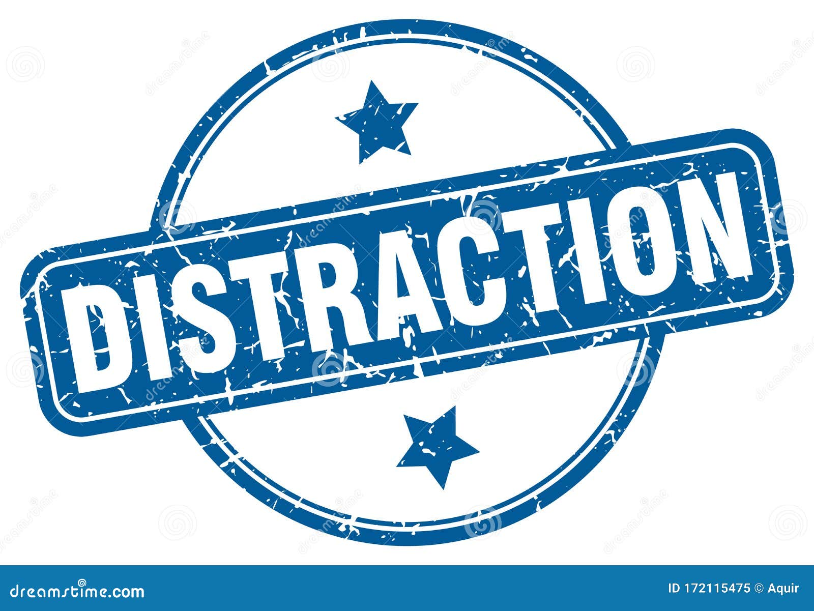 Distraction Stamp Cartoon Vector | CartoonDealer.com #197718159