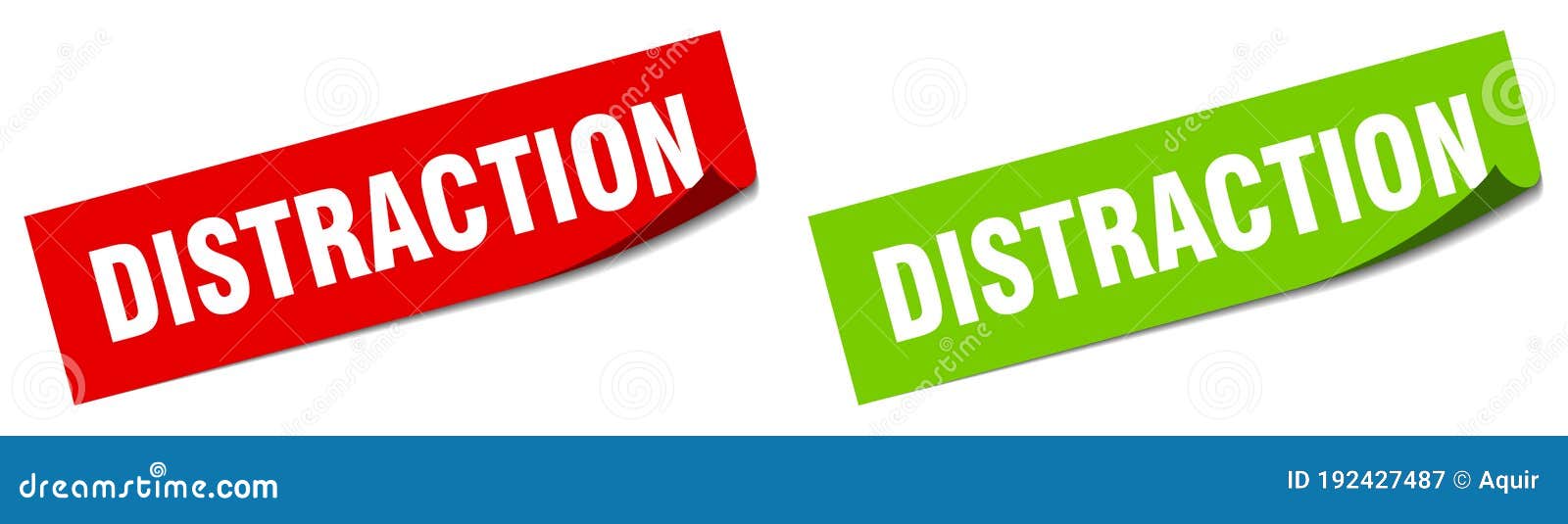 Distraction Sticker. Distraction Sign On Transparent Background Vector ...