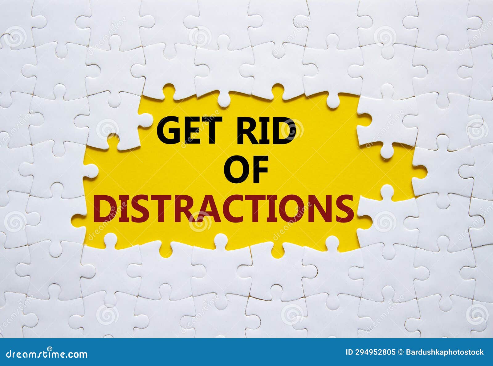 Distractions Symbol. Concept Word Get Rid Of Distractions On White ... Distractions Symbol. Concept Word Get Rid Of Distractions On White ...