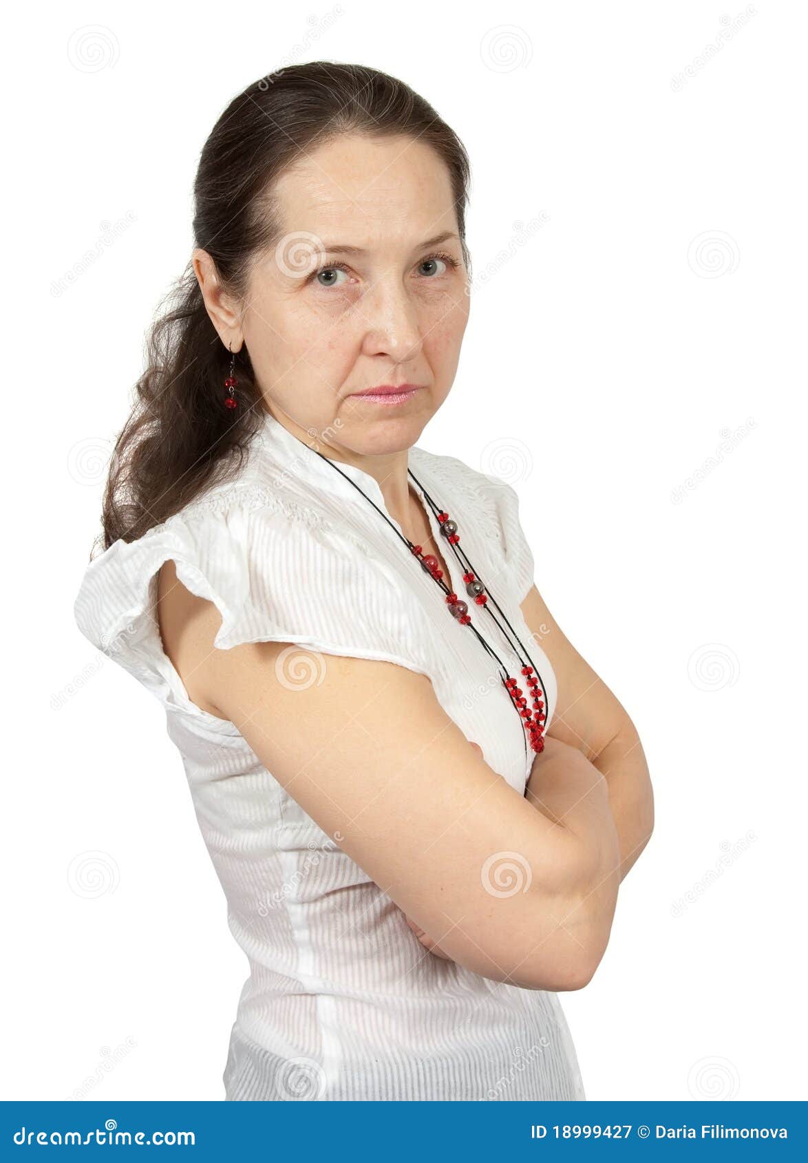 Distraught stock image. Image of isolated, modern, portrait - 18999427