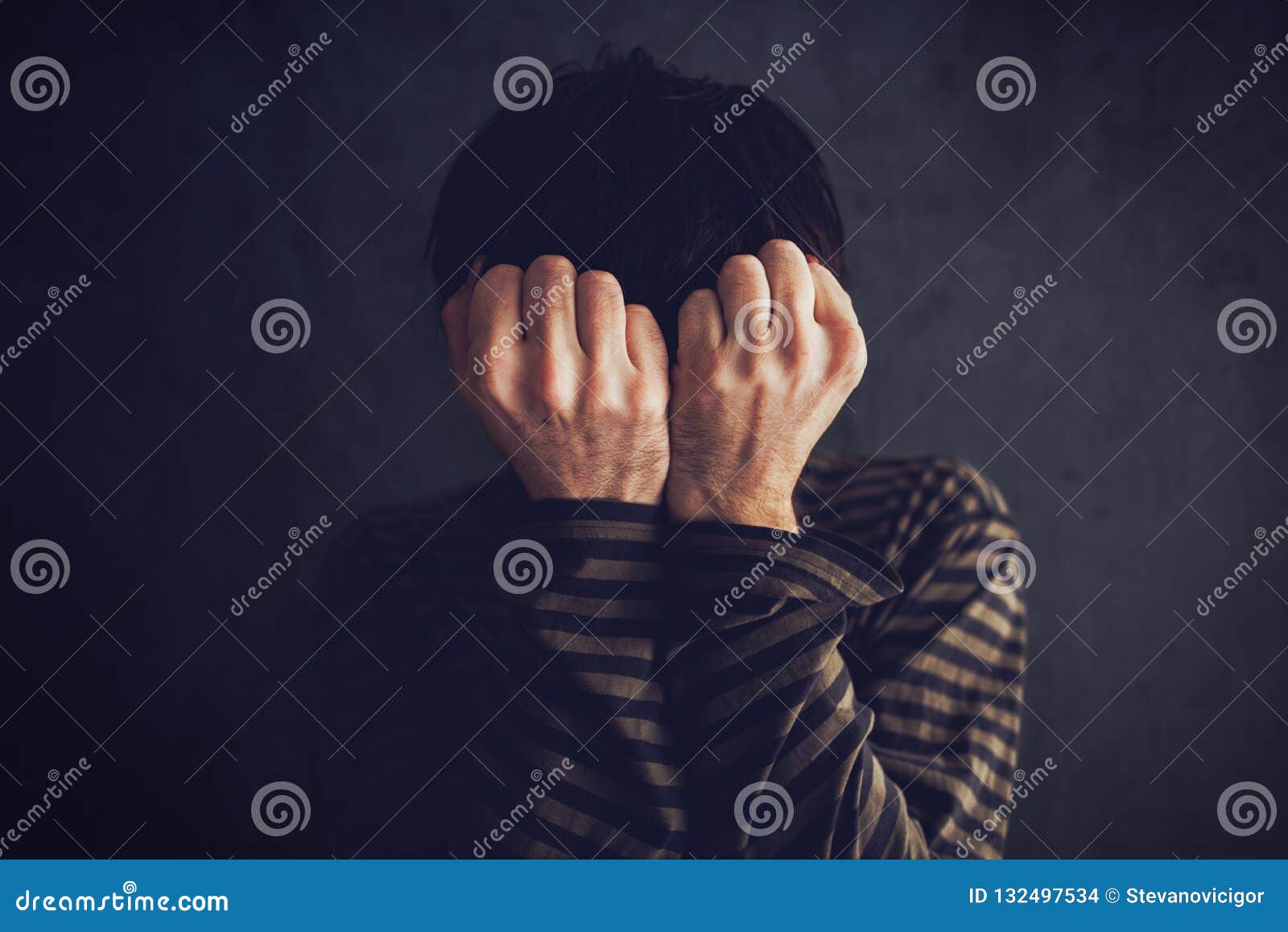 Distraught state of mind stock photo. Image of frustration - 132497534