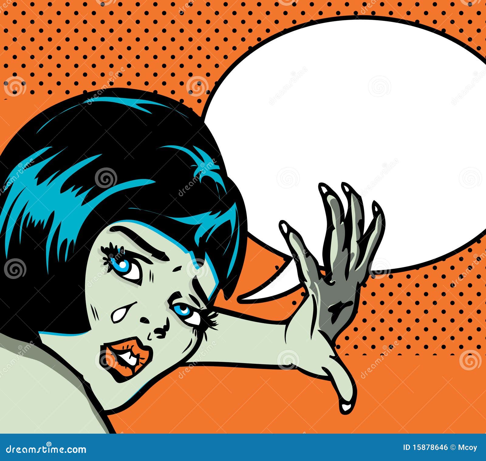 Distraught Woman stock illustration. Illustration of advertising - 15878646