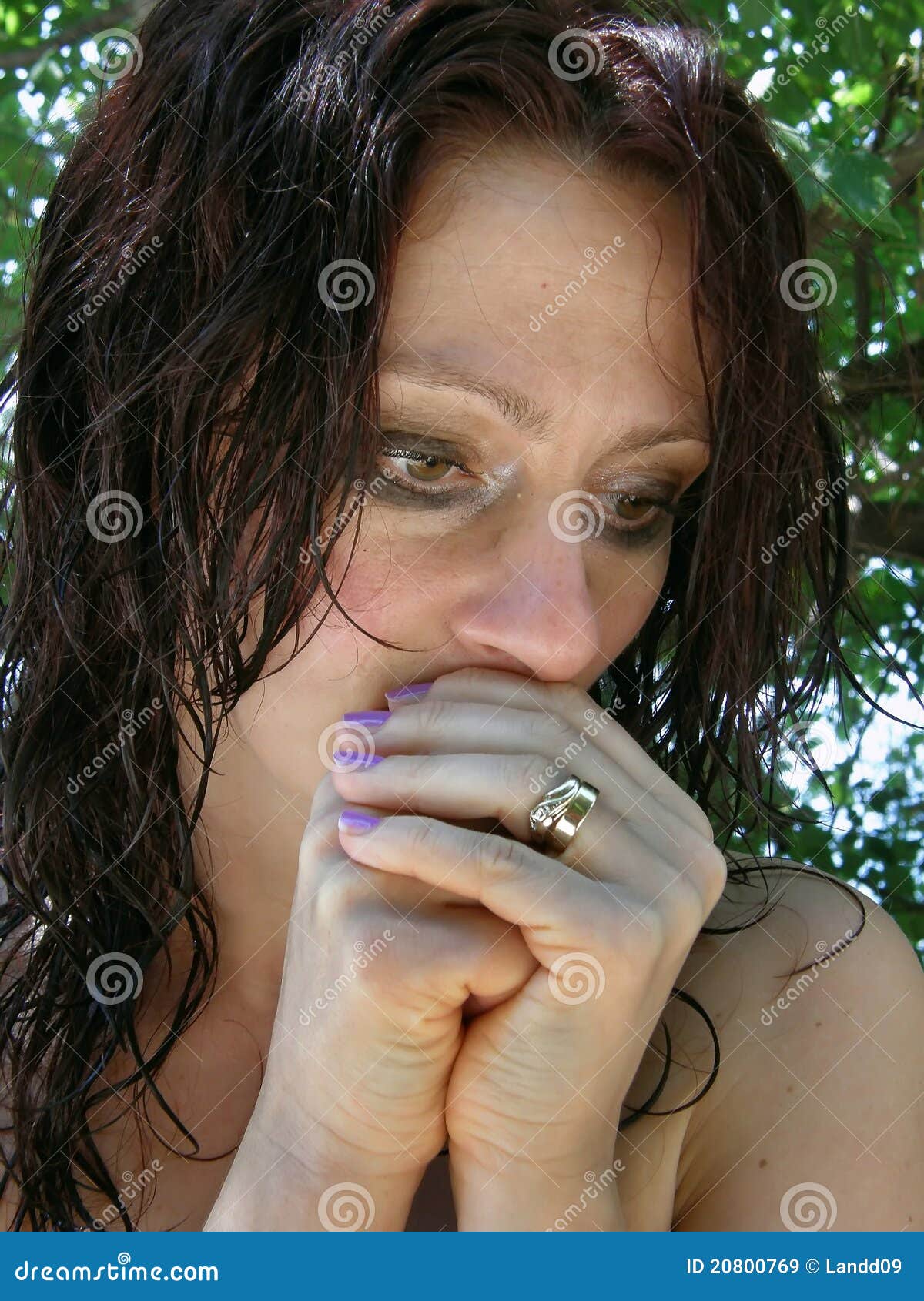 Distraught woman 2 stock image. Image of depressed, distress - 20800769