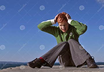 Distraught woman stock photo. Image of anger, adversity - 22863994