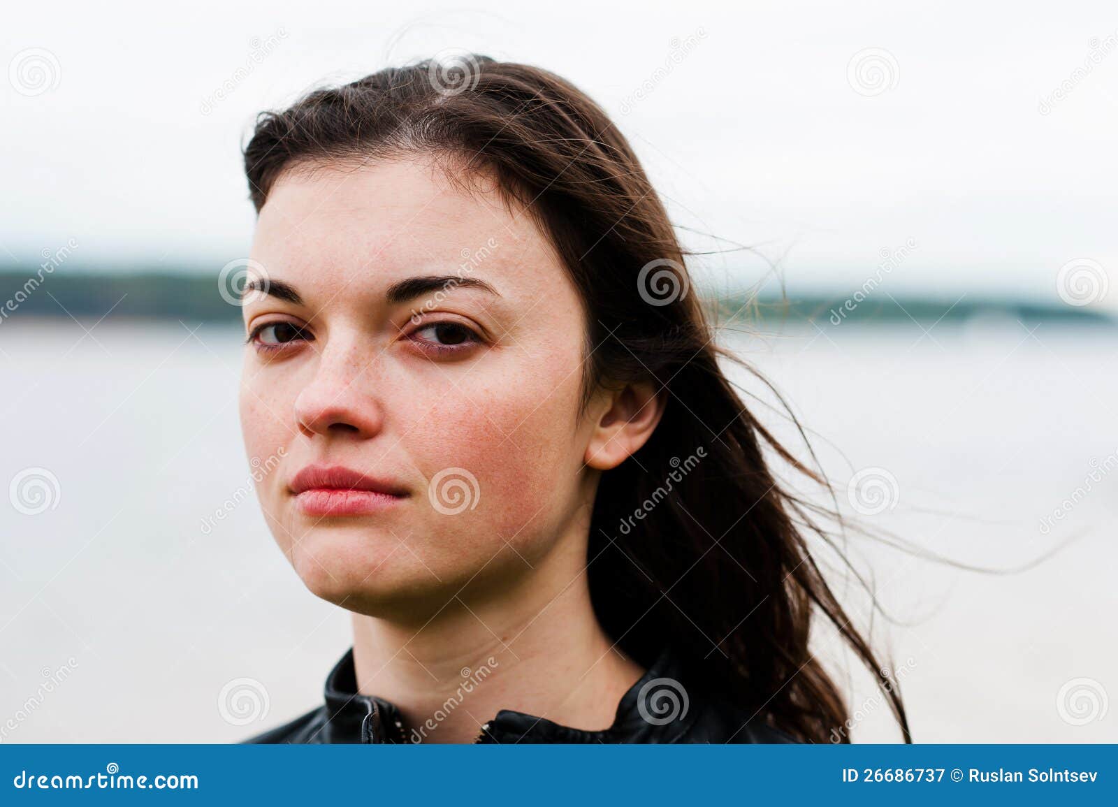 Distraught woman stock image. Image of emotions, wind - 26686737