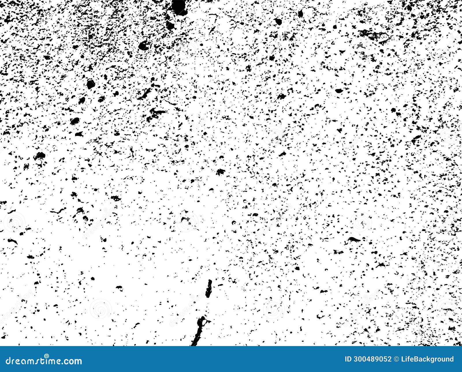 Distress Abstract Black and White Vector Texture with Large and Small ...