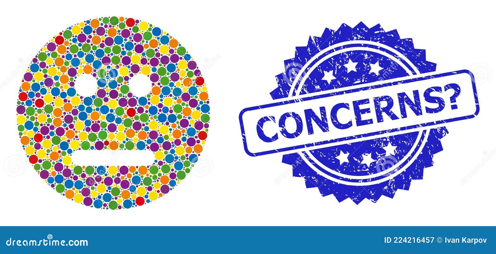 Concerns Inside Human Mind - Pictured As Word Concerns Inside A Head ...