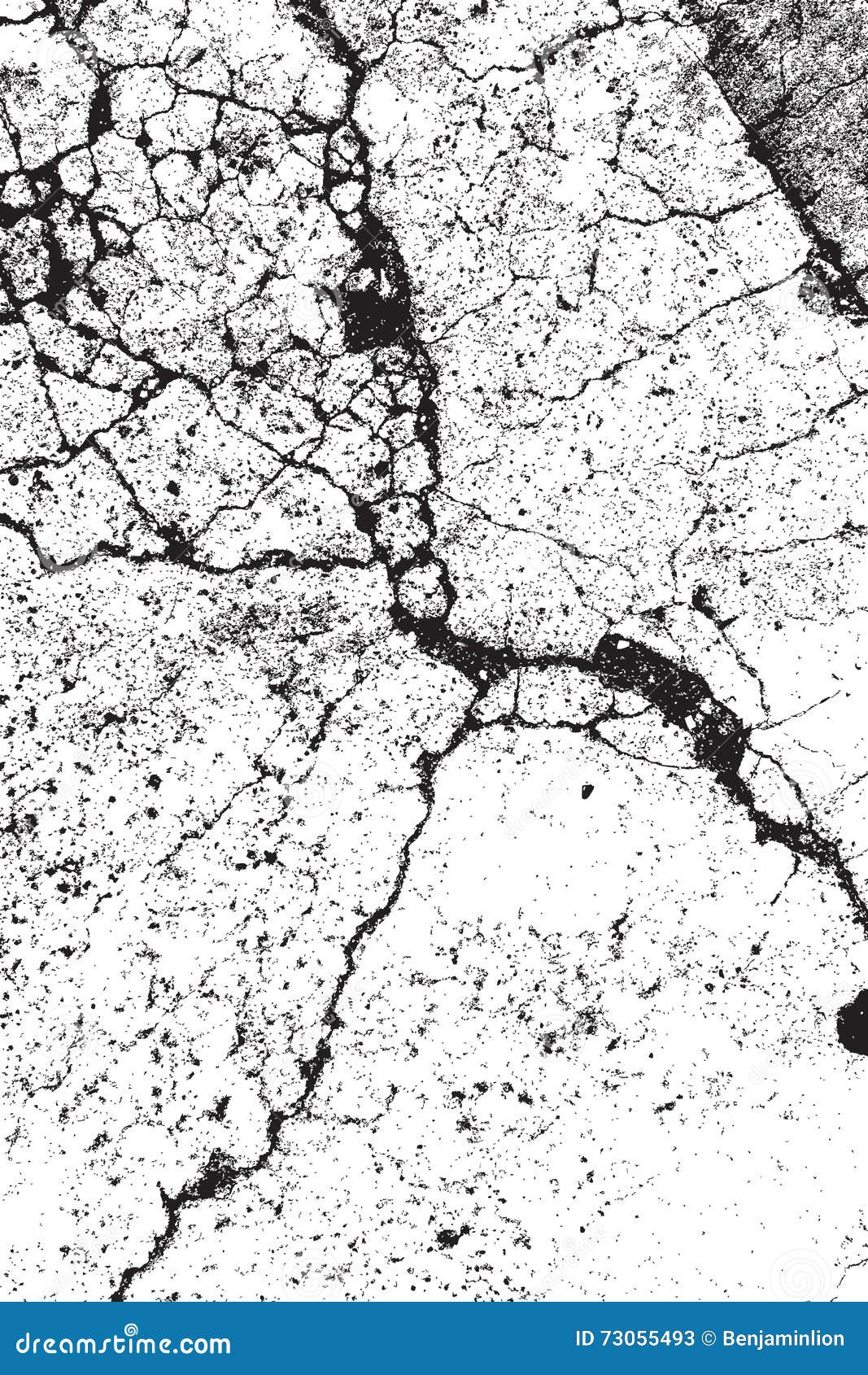 Distress Cracked Texture Cartoon Vector | CartoonDealer.com #73055493